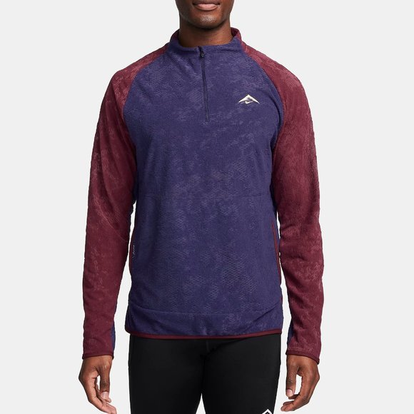 Nike | Shirts | New Nike Mens Drifit Trail Element 2zip Trail Running ...